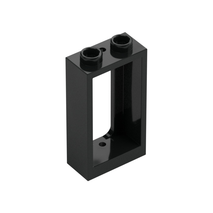 LEGO Black Window Frame 1 x 2 x 3 (Train) (3233 / 4035) | Brick Owl