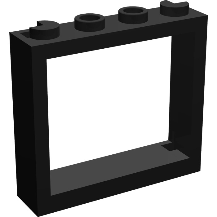 LEGO Black Window Frame 1 x 4 x 3 (60594) | Brick Owl - LEGO Marketplace