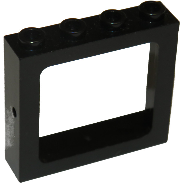 LEGO Black Window Frame 1 x 4 x 3 with Hollow Studs (4033) | Brick Owl ...