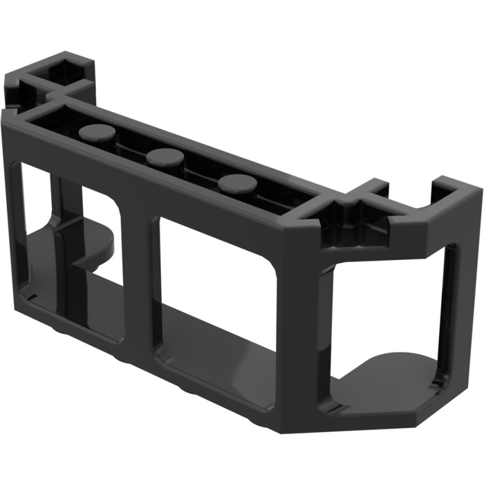 LEGO Black Window Frame 2 x 6 x 2 (Train) (17454 / 42506) | Brick Owl ...