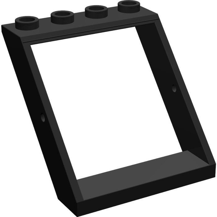 LEGO Black Window Frame 4 x 4 x 3 Roof (4447) | Brick Owl - LEGO ...