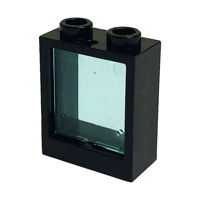 LEGO Black Window with Transparent Light Blue Glass | Brick Owl - LEGO ...