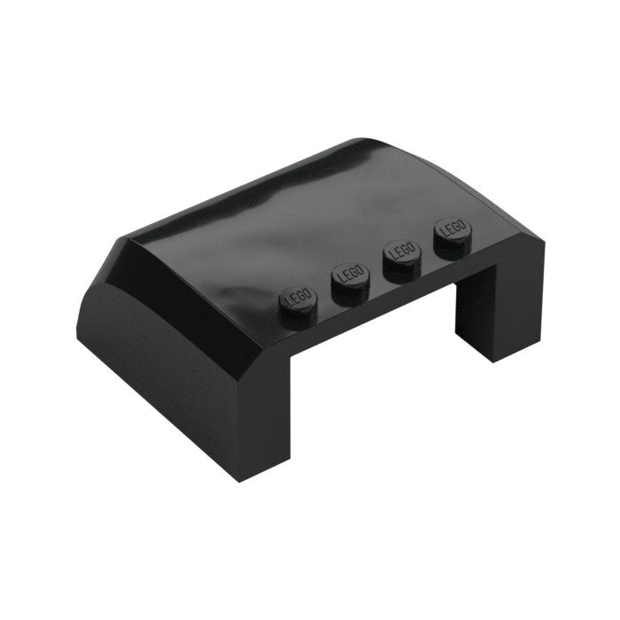 LEGO Black Windscreen 5 x 6 x 2 Curved (61484 / 92115) | Brick Owl ...