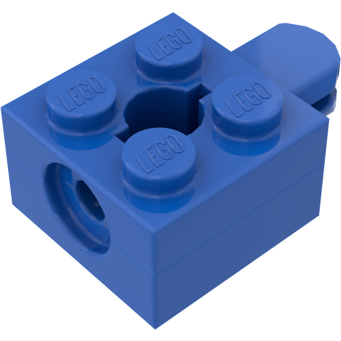 LEGO Blue Arm Brick 2 x 2 with Arm Holder with 1 Arm (with Hole ...