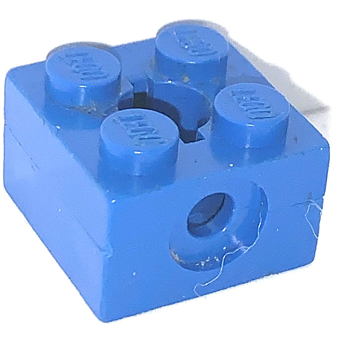 LEGO Blue Arm Holder Brick 2 x 2 with Hole | Brick Owl - LEGO Marketplace