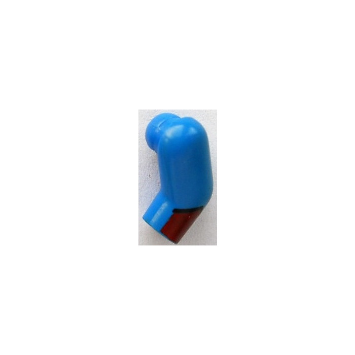 LEGO Blue Arm (Left) with Black and Brown Sleeve (3819) | Brick Owl ...