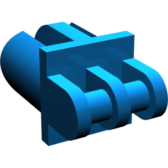 LEGO Blue Arm Link for Grab Jaw Holder (4220) | Brick Owl - LEGO ...