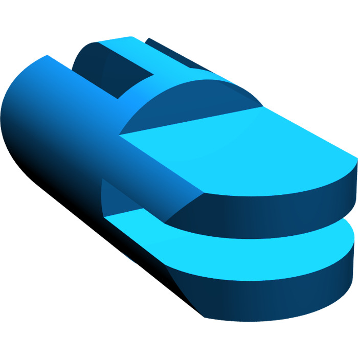 LEGO Blue Arm Section with 2 and 3 Stubs (30015) | Brick Owl - LEGO ...