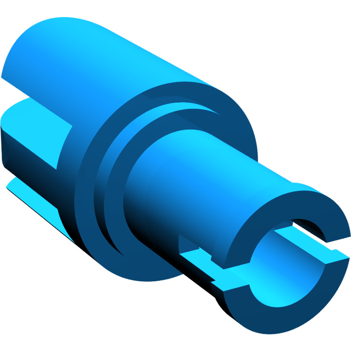 LEGO Blue Arm Section with Pin and 3 Stubs (6047 / 6217) | Brick Owl ...