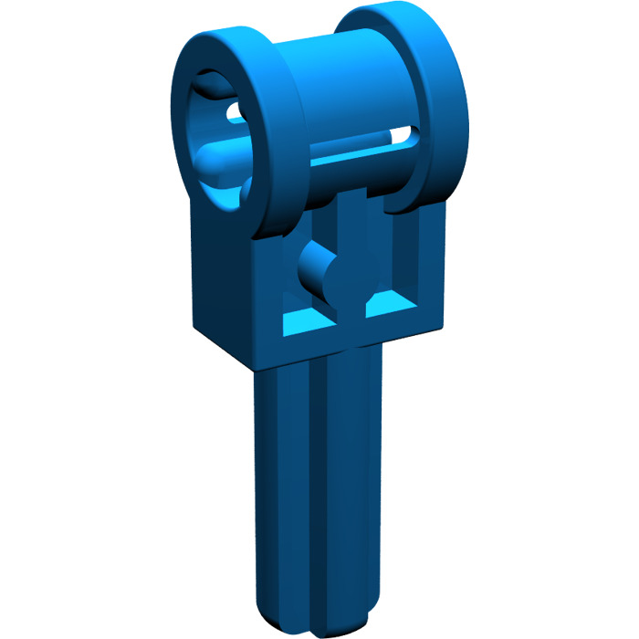 LEGO Blue Axle 1.5 with Perpendicular Axle Connector (6553) | Brick Owl ...