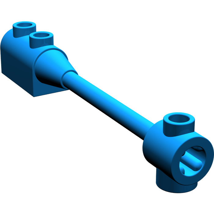 LEGO Bar 1 x 8 with Brick 1 x 2 Curved (Axle Holder in Small End ...