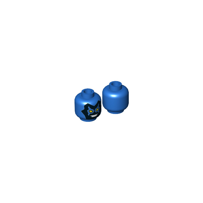 LEGO Blue Beetle Minifigure Head (3626 / 26777) | Brick Owl - LEGO ...
