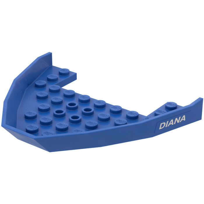 レゴ 青 ボート トップ 8 x 10 と 'DIANA' の上 both サイド ステッカー (2623) | Brick Owl ...