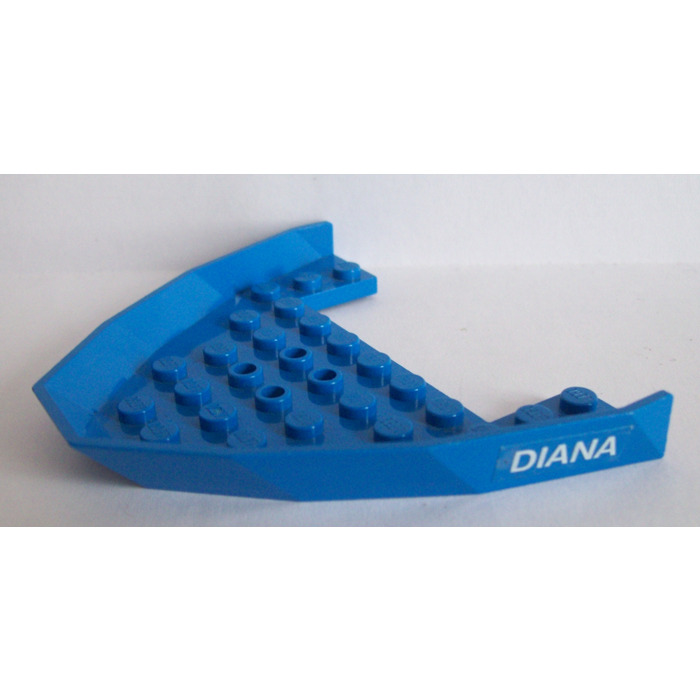 レゴ 青 ボート トップ 8 x 10 と 'DIANA' の上 both サイド ステッカー (2623) | Brick Owl ...