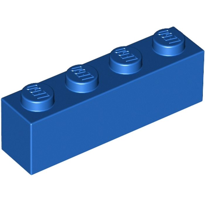 LEGO Blue Brick 1 x 4 (3010 / 6146) | Brick Owl - LEGO Marketplace