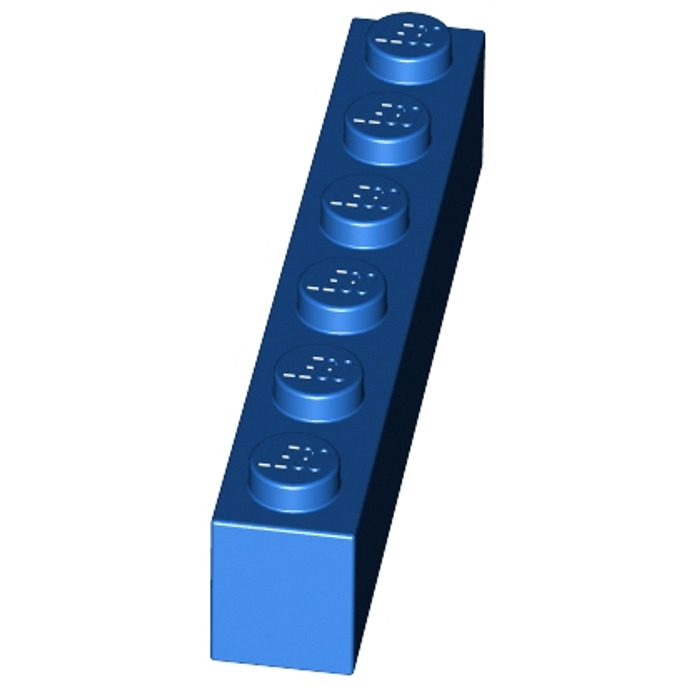 LEGO Blue Brick 1 x 6 (3009 / 30611) | Brick Owl - LEGO Marketplace