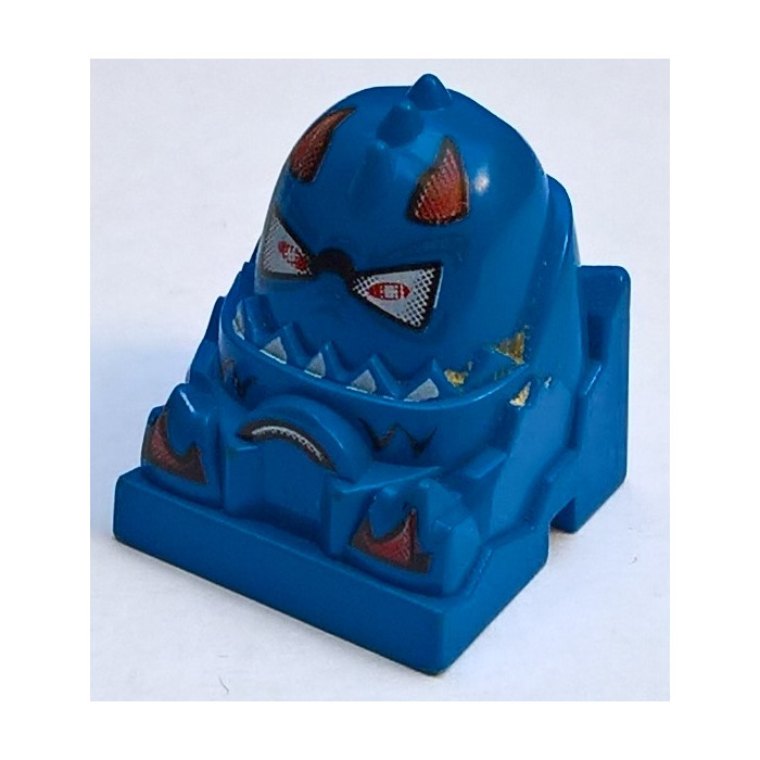 LEGO Blue Brick 2 x 2 with Scratch Racers Figure (30598 / 40257 ...