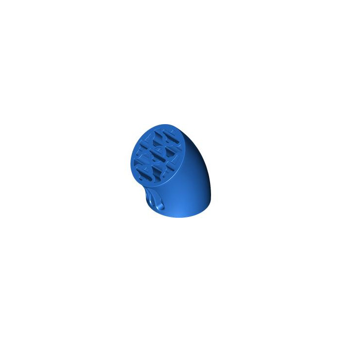 LEGO Blue Brick 3 x 3 Round Curved Tube with Holes (5057) | Brick Owl ...