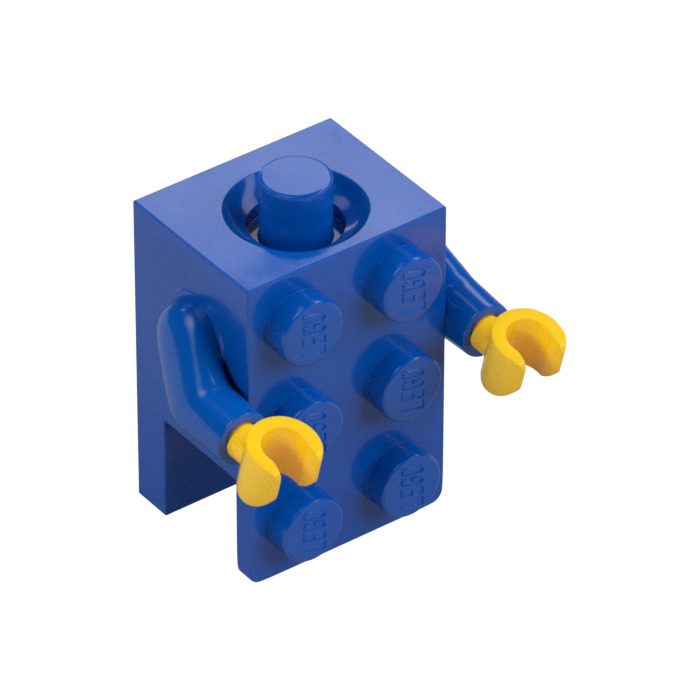 LEGO Blue Brick Costume with Blue Arms and Yellow Hands (37191 / 38376 ...