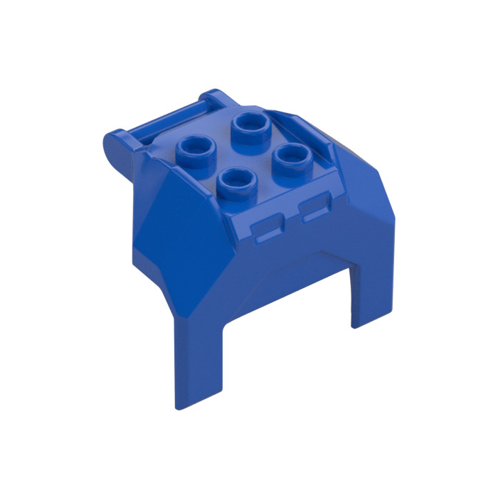 LEGO Blue Chest Armor with 4 Studs and Bar Handle (27167) | Brick Owl