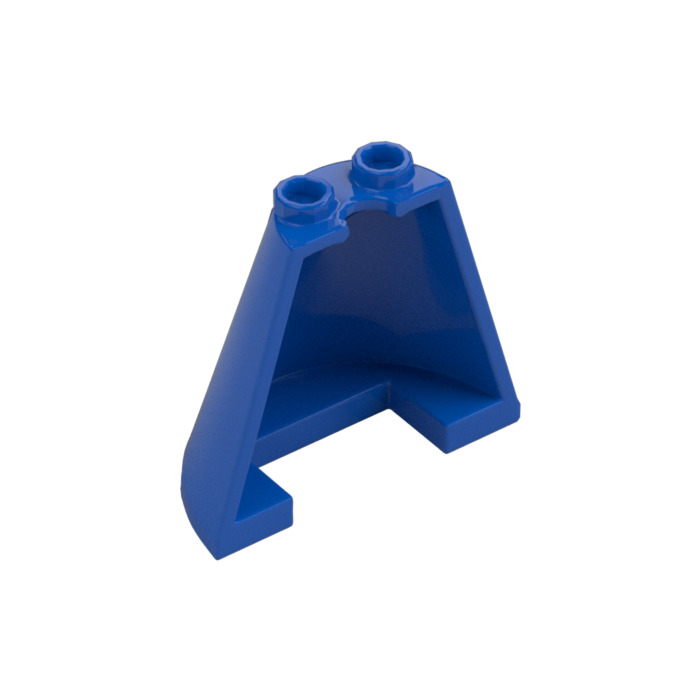 LEGO Blue Cone 2 x 4 x 3 Half with Silver Moon and Stars (38317 / ...