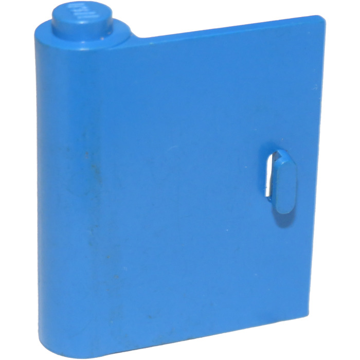 LEGO Blue Door 1 x 3 x 3 Left with Solid Hinge (3191) | Brick Owl ...