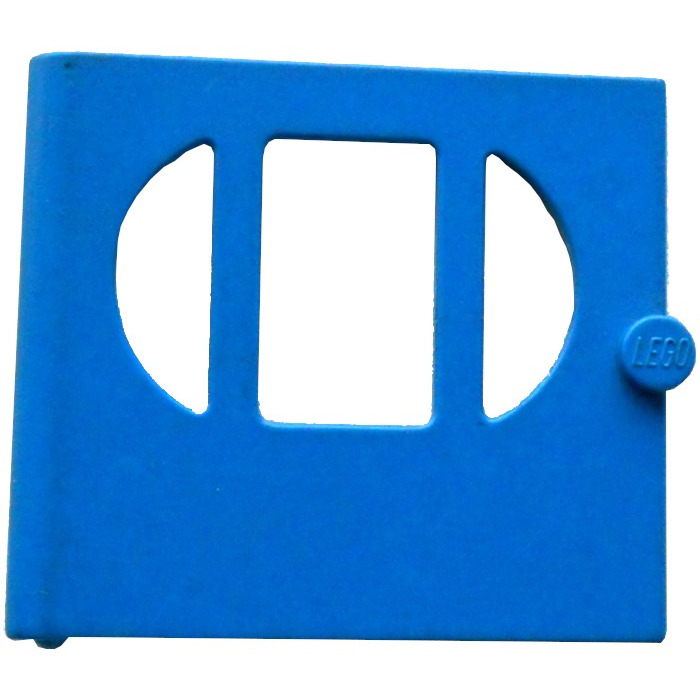 LEGO Blue Door 1 x 6 x 5 Fabuland with 3 Windows | Brick Owl