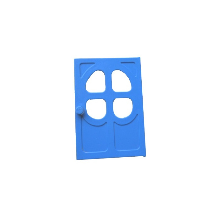 LEGO Blue Door 2 x 6 x 7 with Four Panes (4072) | Brick Owl