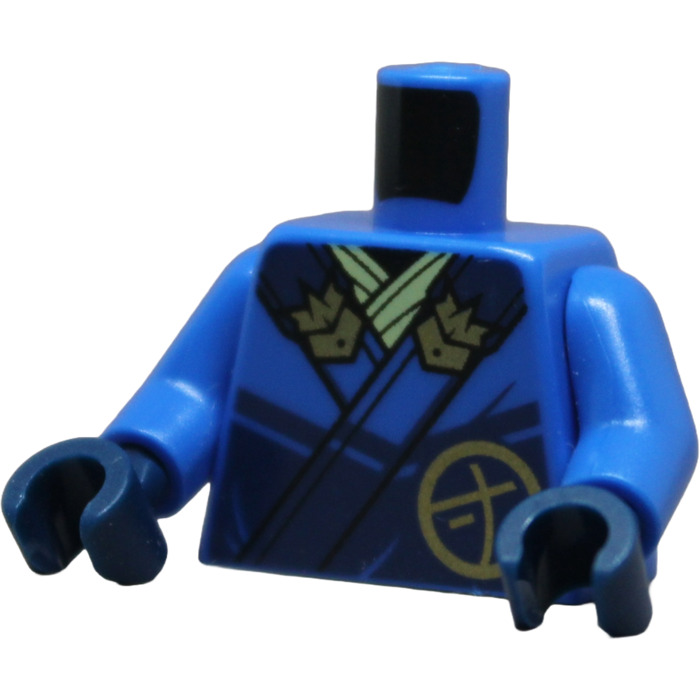 LEGO Blue Dragons Rising Jay Torso (973 / 76382) | Brick Owl - LEGO ...
