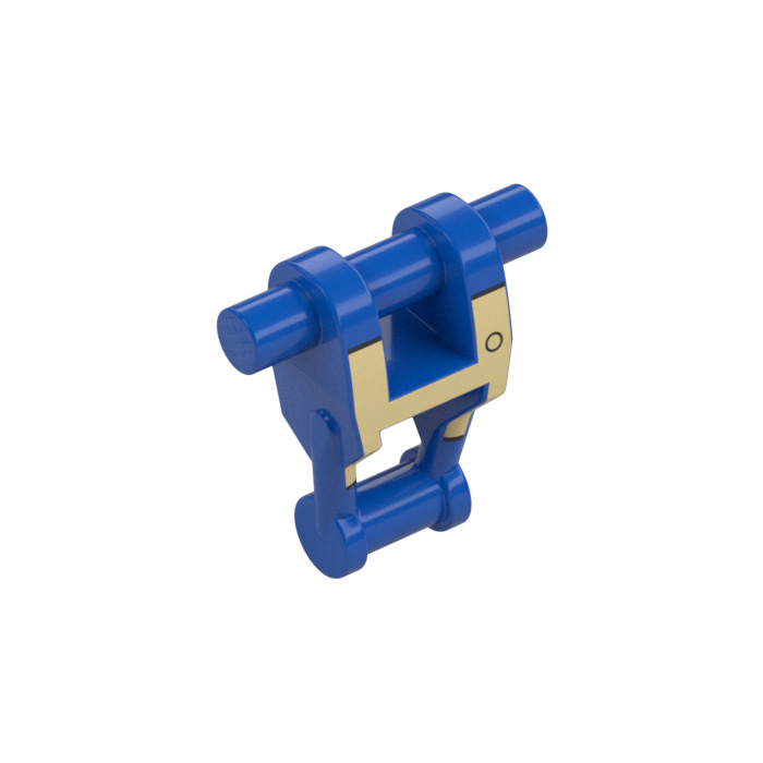 LEGO Blue Droid Torso with Tan Markings (30375 / 107132) | Brick Owl ...