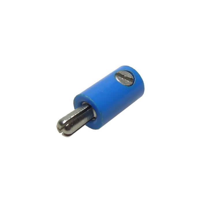 LEGO Blue Electric Connector Prong with 2 Plug Holes | Brick Owl