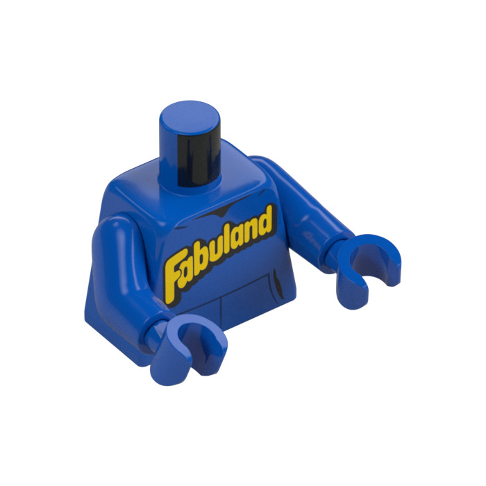 LEGO Blue Elton Elephant Costume Girl Minifig Torso (973 / 76382 ...