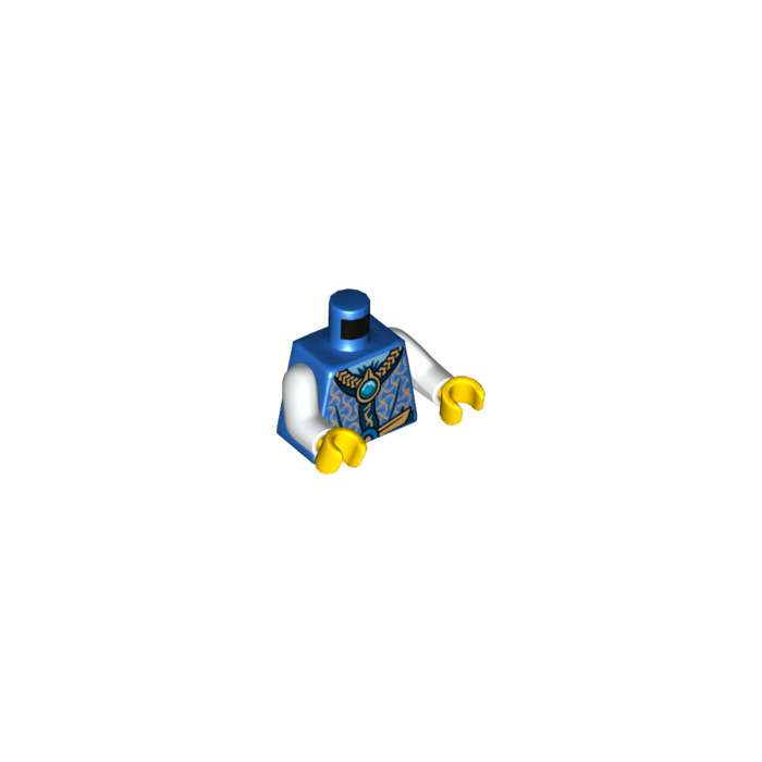 LEGO Blue Ewald gold armour no chi Torso (973 / 76382) Inventory ...