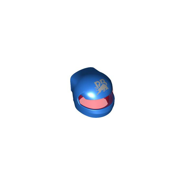 LEGO Blue F1 Helmet with Visa Cash App Logo (7071) | Brick Owl - LEGO ...