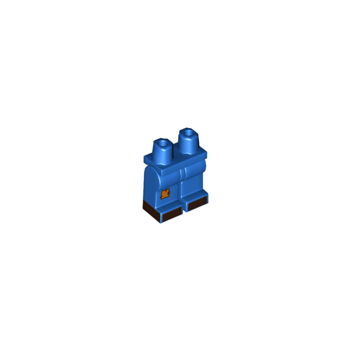 LEGO Goofy with Bright Light Orange Vest Minifigure Hips and Legs (3815 ...