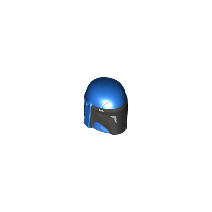 LEGO Blue Helmet with Sides Holes with Dark Gray Front (3807 / 108821 ...
