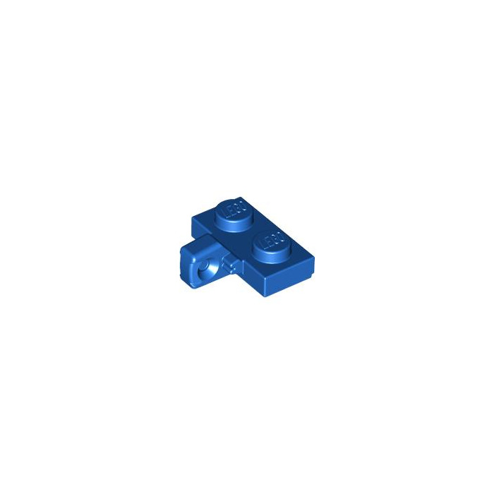 LEGO Blue Hinge Plate 1 x 2 with Vertical Locking Stub with Bottom ...