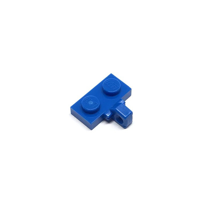 LEGO Blue Hinge Plate 1 x 2 with Vertical Locking Stub without Bottom ...