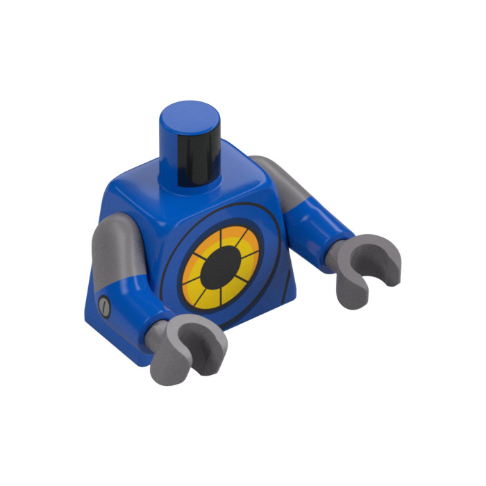 LEGO Metal Sonic Minifig Torso (973 / 76382) | Brick Owl - LEGO Marketplace