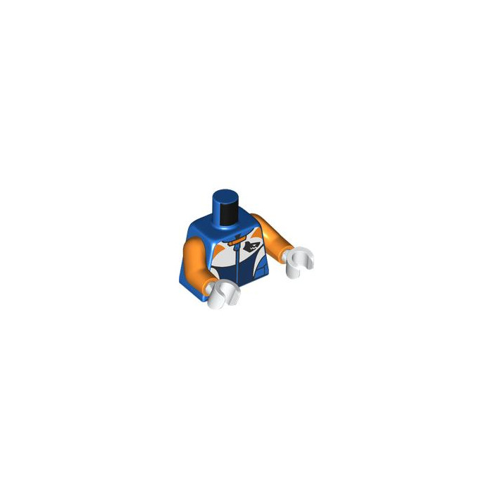 LEGO Blue Minifig Torso (973) | Brick Owl - LEGO Marketplace