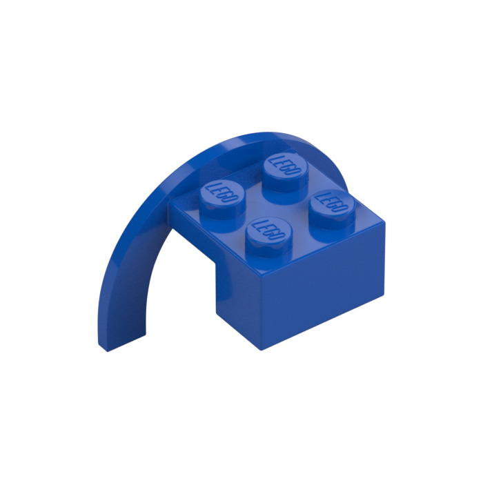 LEGO Blue Mudguard Brick 2.5 x 4 x 1.7 with Wheel Arch (50745) | Brick Owl