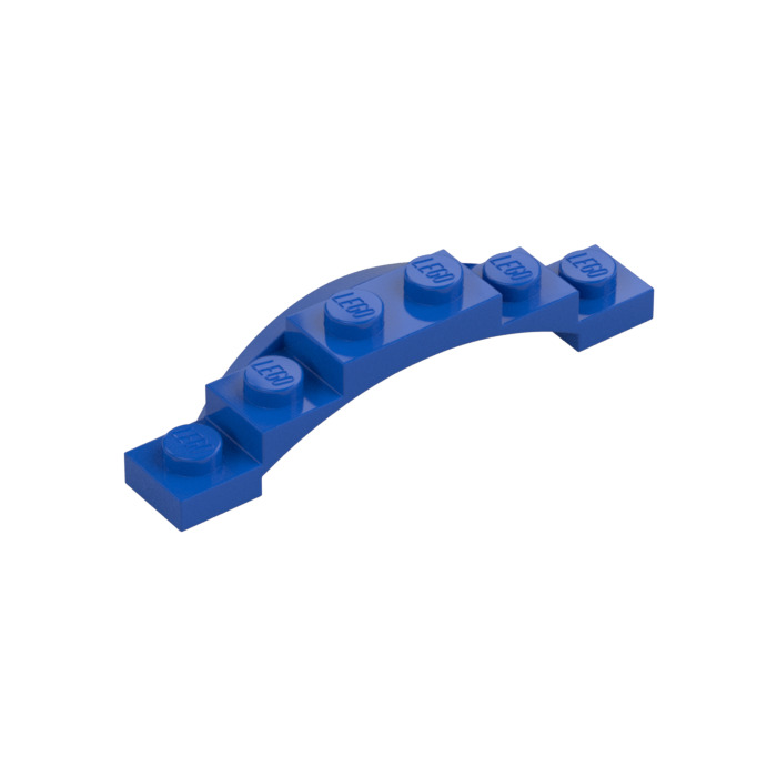 LEGO Blue Mudguard Plate 1 x 6 with Edge (4925 / 62361) | Brick Owl ...