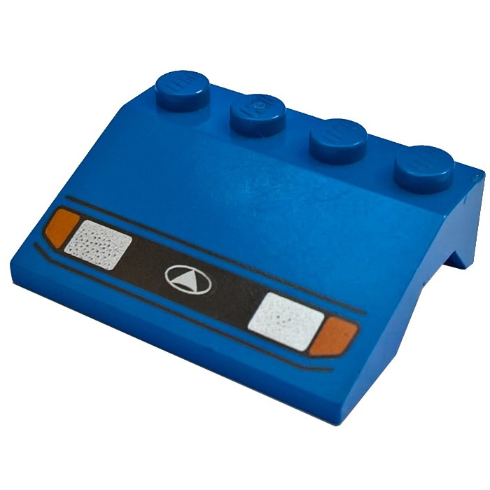 LEGO Blue Mudguard Slope 3 x 4 with Headlights with Indicators (82925 / ...