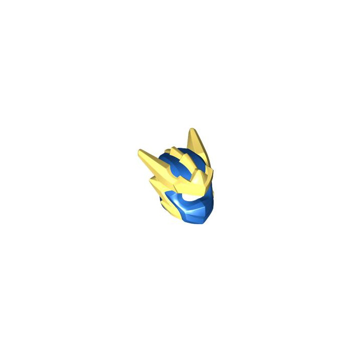 LEGO Blue Ninjago Helmet with Light Yellow Spikes (115499) | Brick Owl