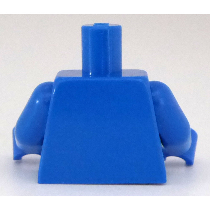 LEGO Blue Plain Torso with Arms and Hands (73403 / 76382) | Brick Owl ...