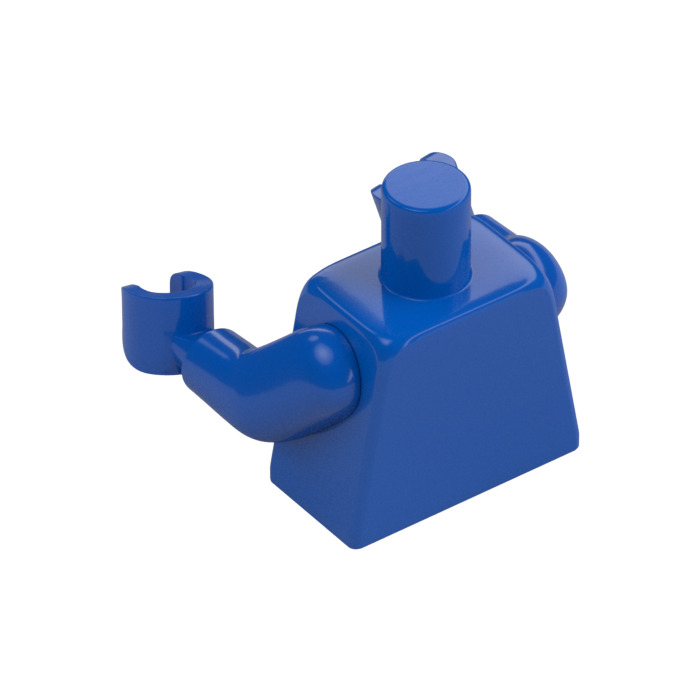LEGO Blue Plain Torso with Arms and Hands (73403 / 76382) | Brick Owl