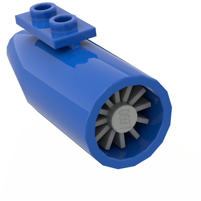 LEGO Blue Plane Jet Engine with Light Gray Center Inventory | Brick Owl ...