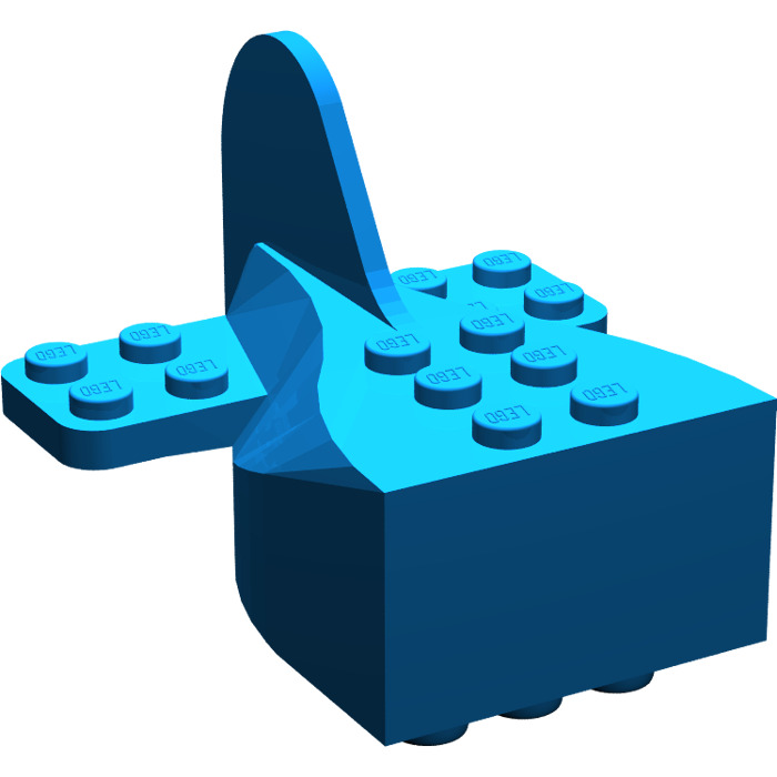 LEGO Blue Plane Tail - Fabuland | Brick Owl - LEGO Marketplace