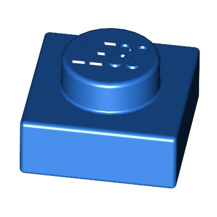 LEGO Blue Plate 1 x 1 (3024 / 30008) | Brick Owl - LEGO Marketplace