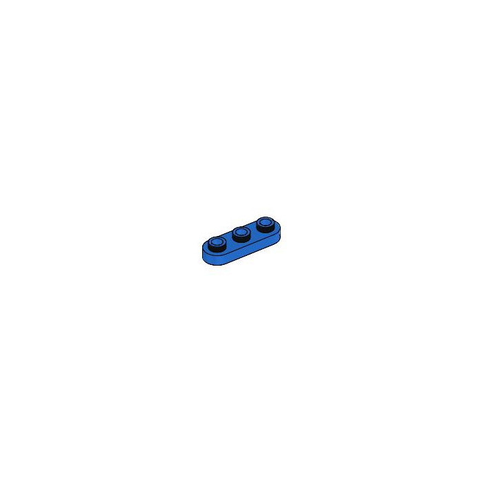 LEGO Blue Plate 1 x 3 with Rounded Ends (77850) | Brick Owl - LEGO ...